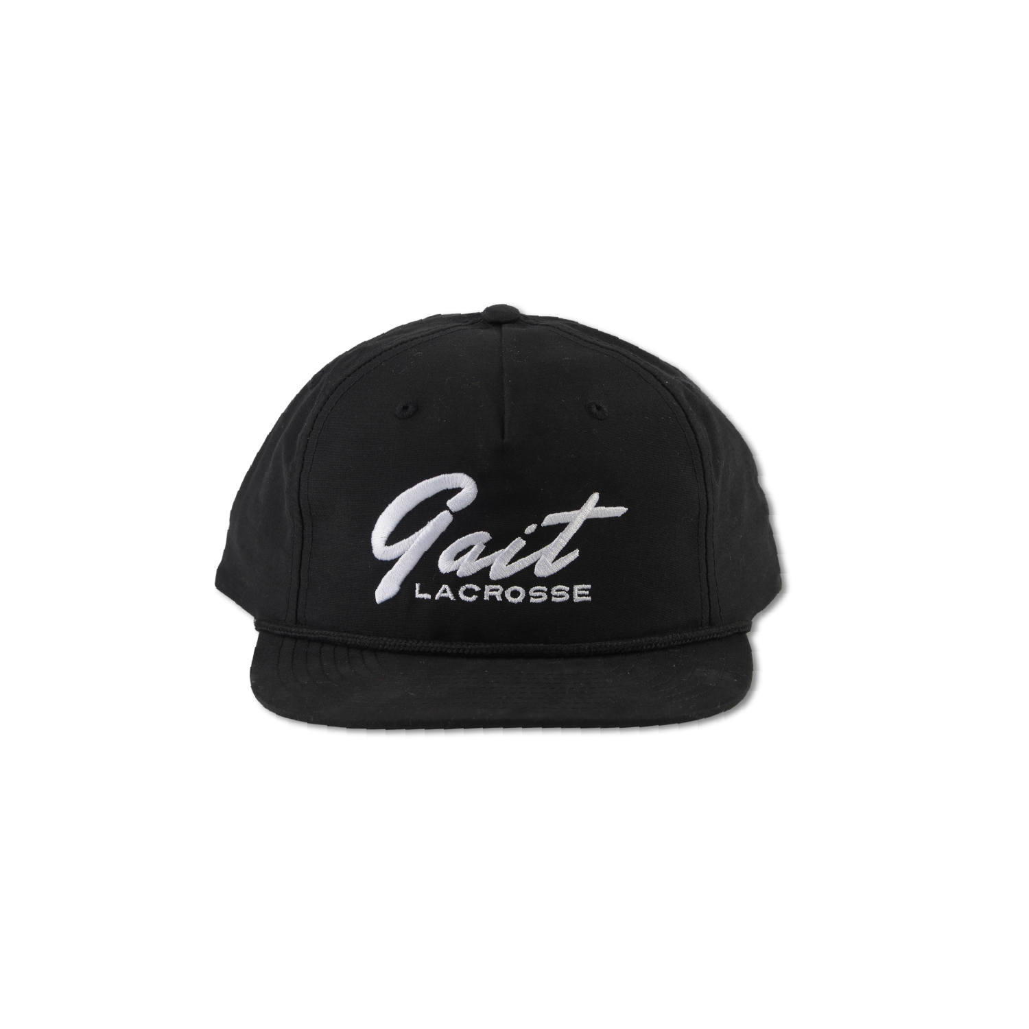 Black & White Script Rope Hat – gaitlaxofficial