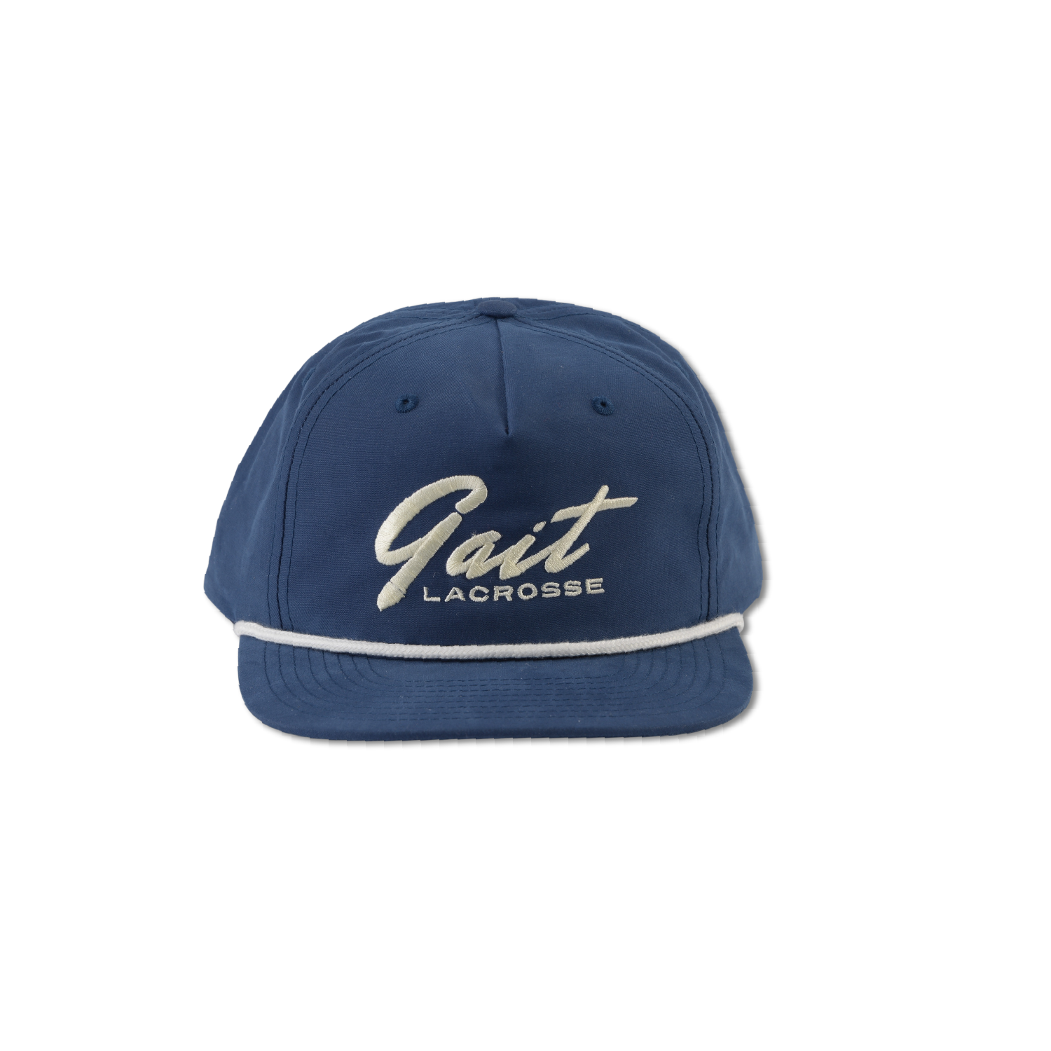Navy & White Script Rope Hat – gaitlaxofficial